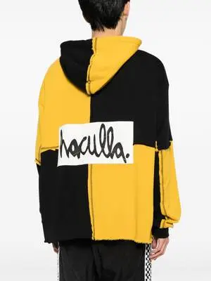 HACULLA. Handful Panelled Hoodie - Orange