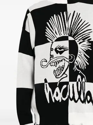 HACULLA. This Is Chess Intarsia-knit Jumper