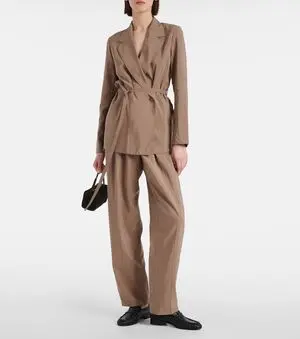 JOSEPH Mayet Silk-blend Twill Blazer