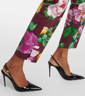 Dolce & Gabbana Floral Cotton-blend Pants