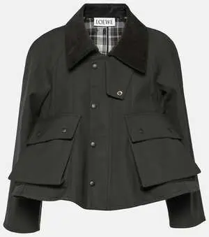 Loewe Trapeze Waxed Cotton Jacket