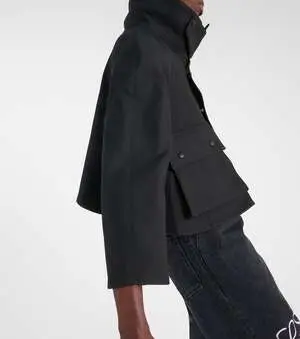 Loewe Trapeze Waxed Cotton Jacket
