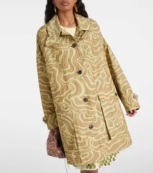 Dries Van Noten Printed Coat