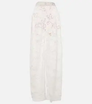 Oscar De La Renta Pleated Pants For Women