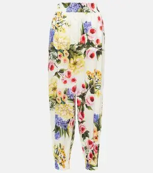 Dolce & Gabbana Floral Tapered Pants