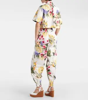 Dolce & Gabbana Floral Tapered Pants