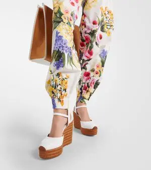 Dolce & Gabbana Floral Tapered Pants