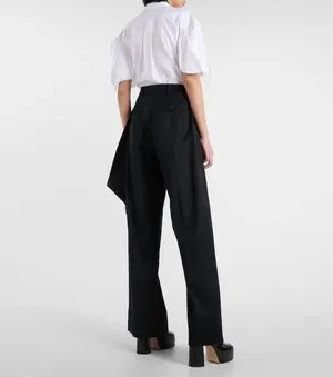 Simone Rocha Floral Appliqué Tailored Trousers