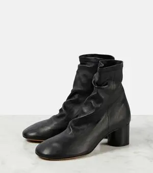 Isabel Marant Étoile Laeden Leather Ankle Boots