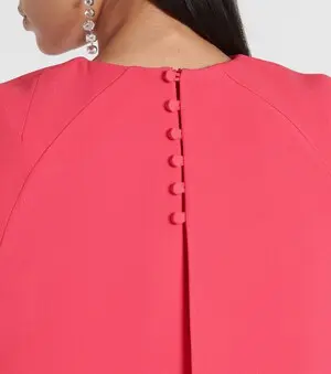 Safiyaa Ginkgo Caped Gown - Orange