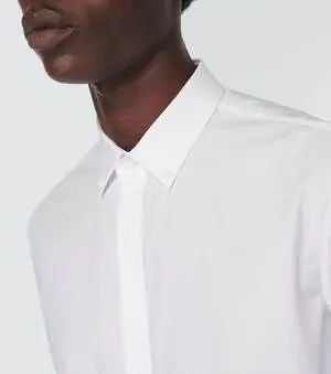 Valentino Garavani Rockstud Untitled Cotton Poplin Shirt - White