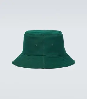 Burberry Reversible Twill Bucket Hat - Green