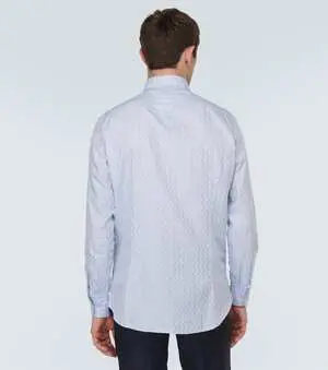 Etro Paisley Cotton Shirt - Blue