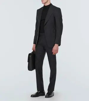 GIANVITO ROSSI Michael Leather Loafers - Black