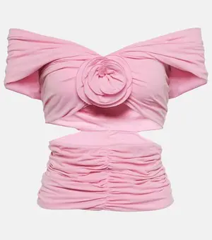 Pink Wrap Tops