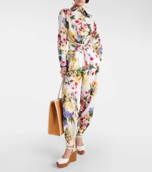 Dolce & Gabbana Floral Cropped Shirt - Multicoloured