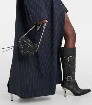 Vetements Oversized Pinstriped Wool Coat
