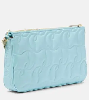 CHRISTIAN LOUBOUTIN Loubila Leather Crossbody Bag - Blue