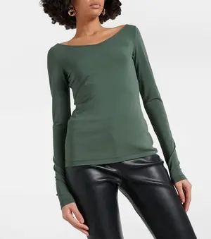 Max Mara Ragazza Jersey Crêpe Top