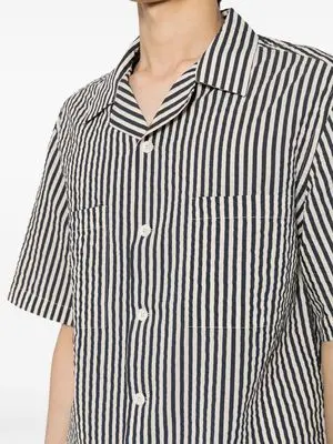 Barena Venezia Striped Seersucker Shirt