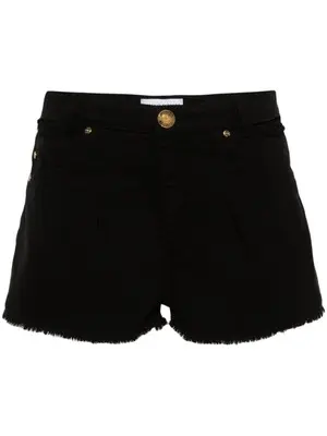 Pinko Distressed Denim Shorts