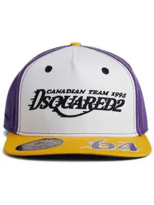Dsquared2 Logo Embroidered Cap - Purple
