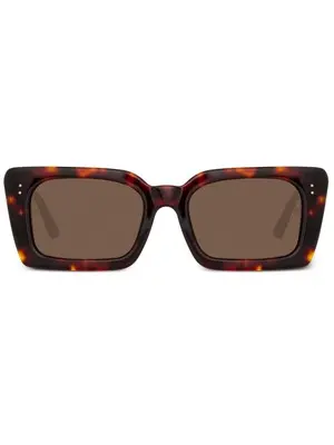Linda Farrow Nieve Sunglasses - Brown