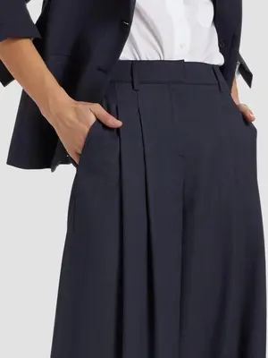 TWP New Didi Wool Wide-leg Pants - Indigo