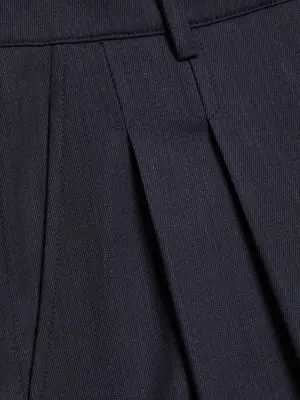 TWP New Didi Wool Wide-leg Pants - Indigo