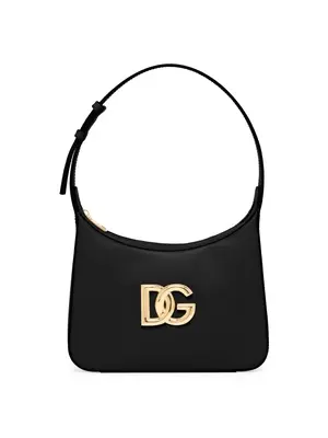Dolce & Gabbana Leather Shoulder Bag - Black