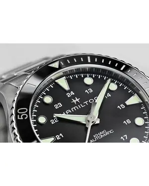 Hamilton Scuba Khaki Field Watch - Black/silver