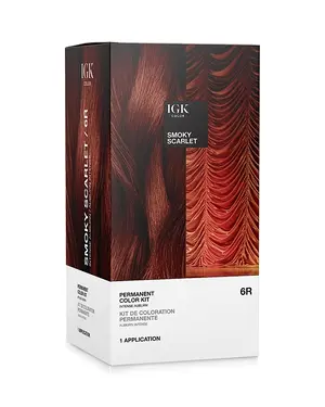 IGK Permanent Color Kit Smoky Scarlet