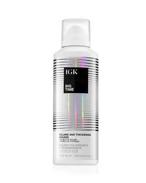 IGK Big Time Volume & Thickening Mousse 6.2 Oz - No Color