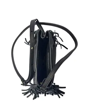 Maje M Mini Leather Crossbody Bag