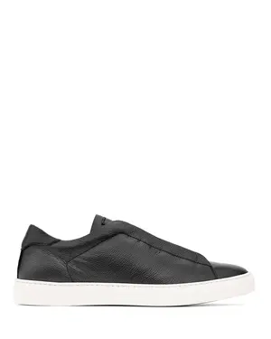 To Boot New York Bolla Leather Slip-on Sneakers - Black Full Grain