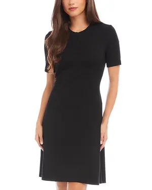 Karen Kane Petites A-line Dress - Black