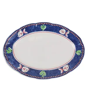 VIETRI Melamine Campagna Oval Platter - Pesce