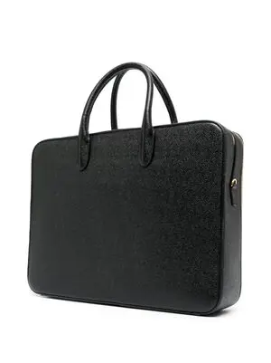 Thom Browne Rwb-loop Leather Briefcaseunisex