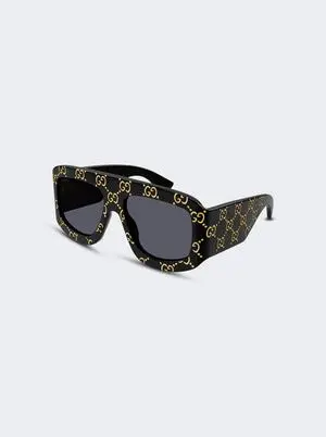 Gucci Street Shield Pilot Sunglasses