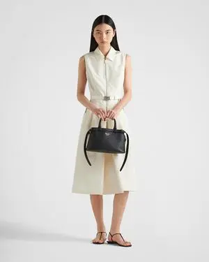 Prada Faille Midi Dress