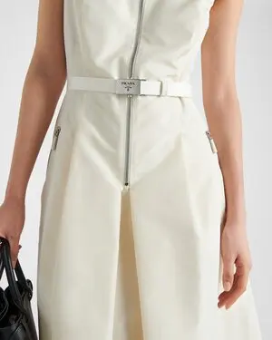 Prada Faille Midi Dress