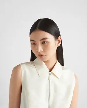 Prada Faille Midi Dress