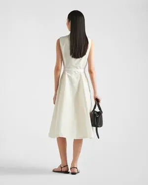 Prada Faille Midi Dress