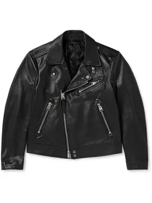 TOM FORD Full-grain Leather Biker Jacket
