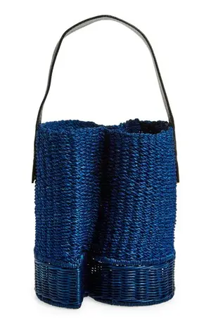 Sacai Small S-basket Woven Raffia