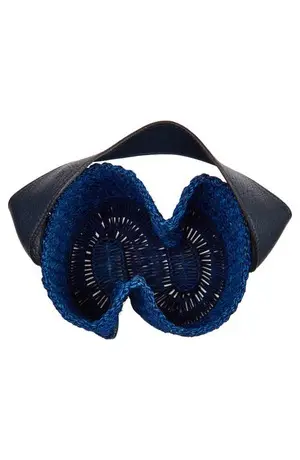 Sacai Small S-basket Woven Raffia