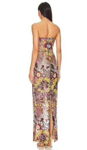 BRONX BANCO Dahlia Sequined Maxi Dress - Sequin Multi