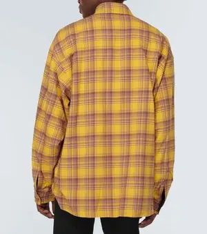 Balenciaga Reversible Checked Cotton Shirt