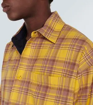 Balenciaga Reversible Checked Cotton Shirt