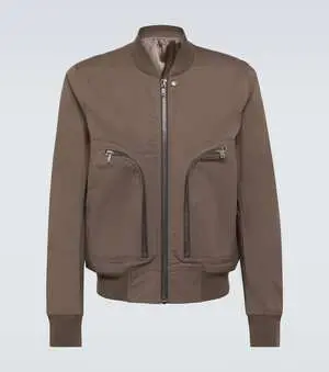 Rick Owens Bauhaus Flight Bomber Jacket - Brown